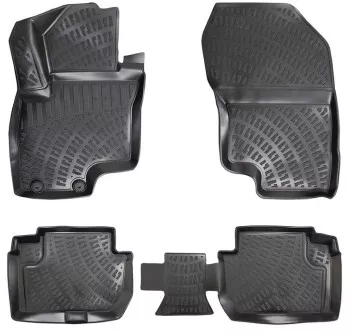 Set covorase auto din cauciuc tip tavita Mitsubishi Outlander Phev Plug-In - cel.ro