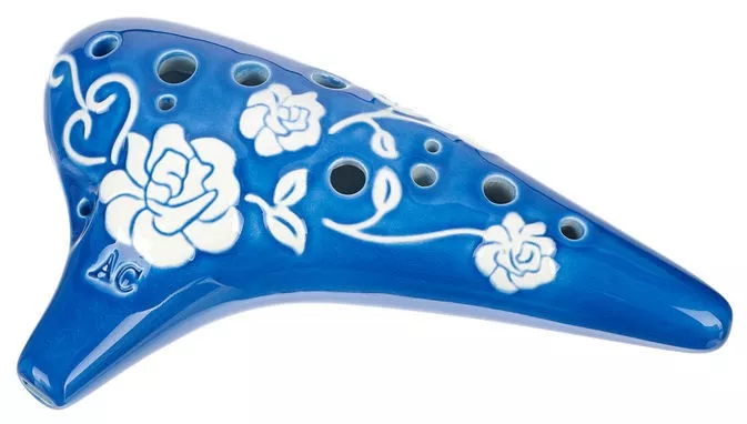 Ocarina 12H C3 Alto Roses blue Thomann 506770 - cel.ro