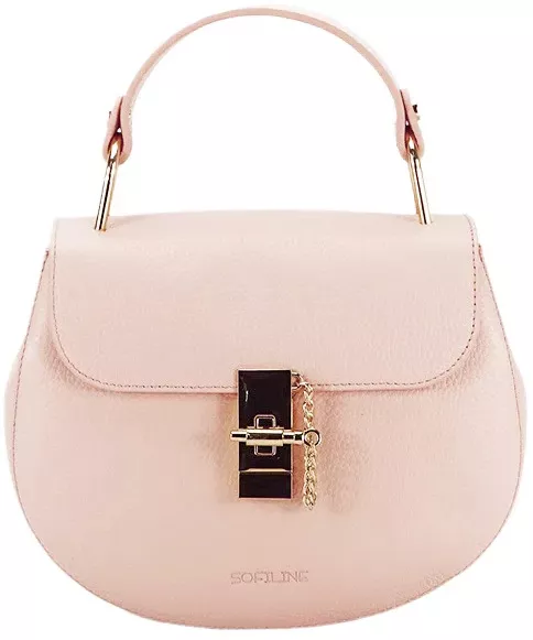 Geanta Premium din piele naturala 8946 120 Roz deschis qofl_468824290 ...