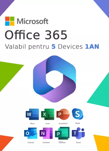 Office 365 Account 5 Devices 1 Year PC Mac Android iOS OFF3655D1YMD - cel.ro