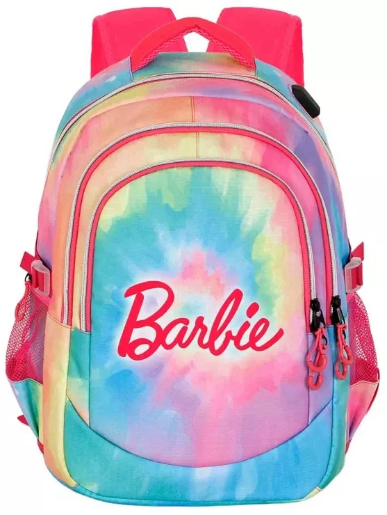 Ghiozdan scoala Plus Barbie Tie Dye 46 x 34 x 21 cm 46 x 34 x 21 cm ...