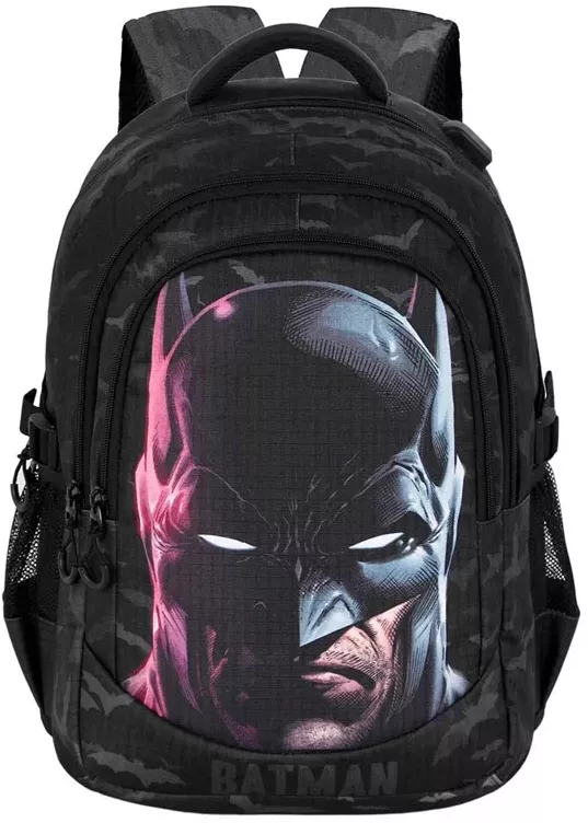 Ghiozdan scoala Plus Batman Face 46 x 34 x 21 cm 46 x 34 x 21 cm Negru ...