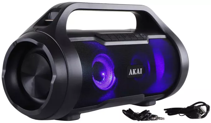 Boxa Portabila AKAI Bluetooth rezistenta la apa ABTS-50 Radio FM USB SD ...