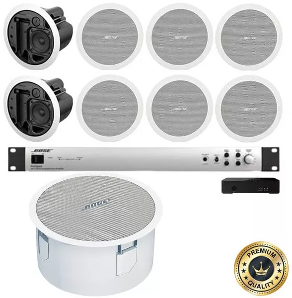 Sistem audio tavan BOSE Commercial Set 8x FS2C + Subwoofer + Wi-fi 908134-1 - cel.ro