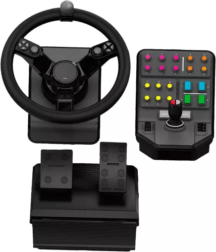 Volan cu pedale Logitech G Saitek Farming Simulator pentru PC Heavy ...