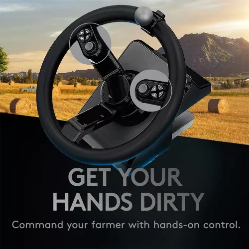 Volan cu pedale Logitech G Saitek Farming Simulator pentru PC Heavy ...