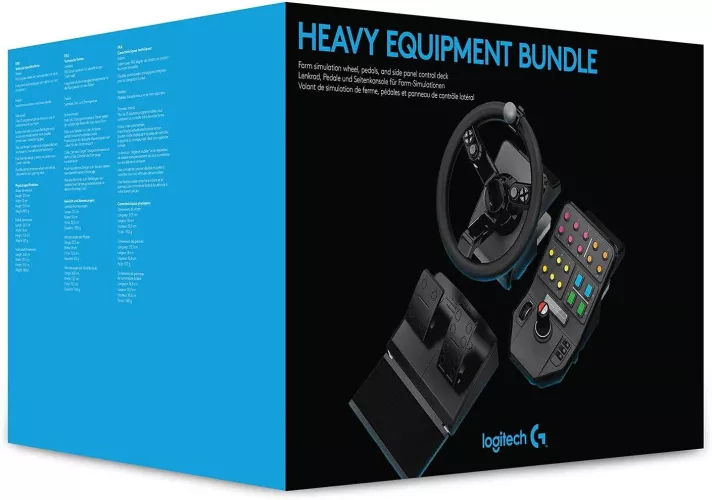 Volan cu pedale Logitech G Saitek Farming Simulator pentru PC Heavy ...