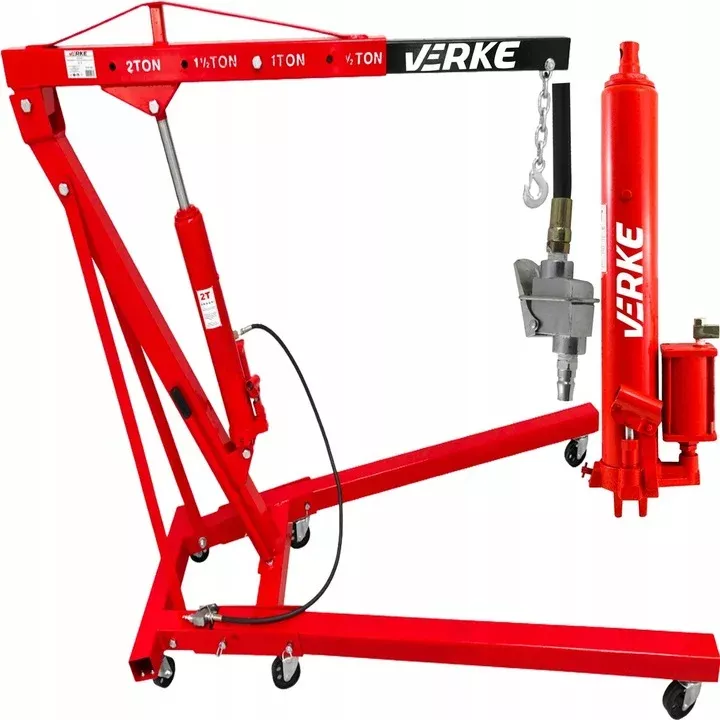 Macara girafa hidraulica pneumatica 2T atelier auto V80140 avbj ...