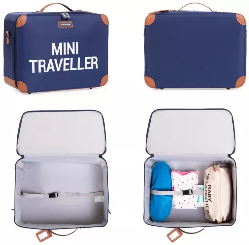 Valiza pentru copii Childhome Mini Traveller Bleumarin CH-CWSCKNA - cel.ro
