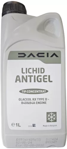Antigel verde Dacia Glaceol RX Tip D 1 litru 7711949706 7711949706 - cel.ro