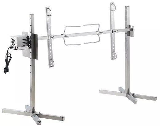 Rotisor electric pentru gratar Inox max 41 kg lungime de lucru 116 cm ...