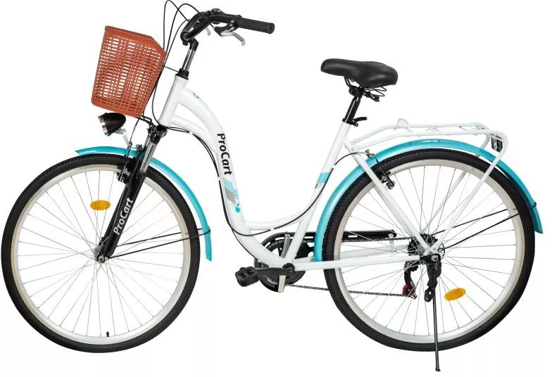 Bicicleta dama roti 28 inch 7 viteze shimano v-brake cos cumparaturi ...