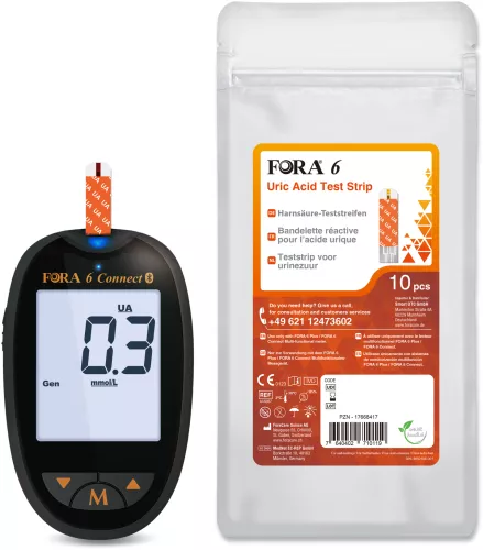 Pachet Fora 6 pentru masurarea nivelului de acid uric FORA6-PACH-URIC ...