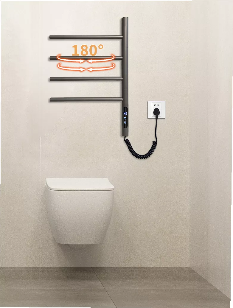 Port-prosop electric TRENDYS 42 x 56cm digital gri mat cu 4 brate ...