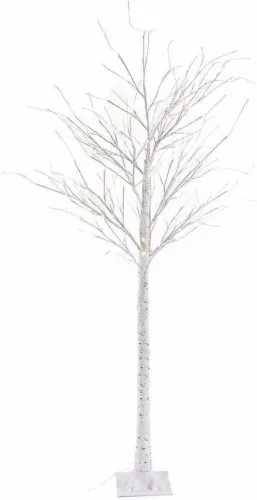 Copac alb 120 leduri 120 ramuri 1.80 cm A53.31.63 - cel.ro