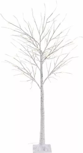 Copac alb 96 leduri 96 ramuri 1.60 cm A53.31.62 - cel.ro