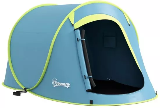 Cort camping 2 persoane impermeabil cu husa deschidere automata ...