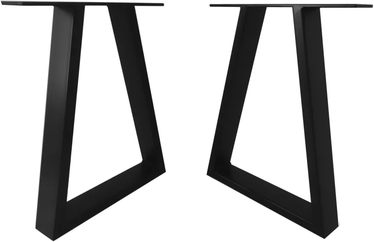 Set 2 Picioare Masa Metal Stil Scandinav Trapez Profil Lat Vopsire in ...