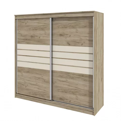 Dressing 2 usi Luca 200x60x200 cm stejar K002 q7fp_758521998 - cel.ro