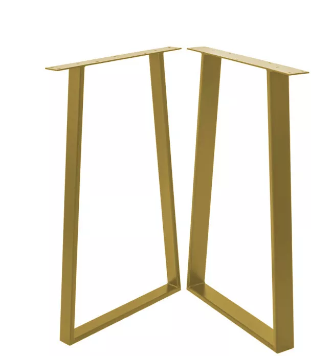 Set 2 Picioare Masa Metal Stil Scandinav Trapez Vopsire in Camp ...