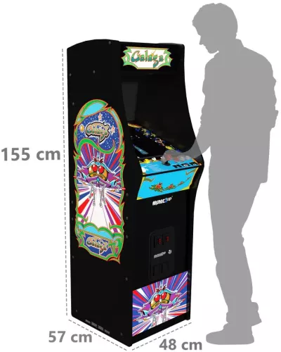 Consola verticala 14 jocuri ARCADE1UP Galaga Deluxe multicolor n5tk ...