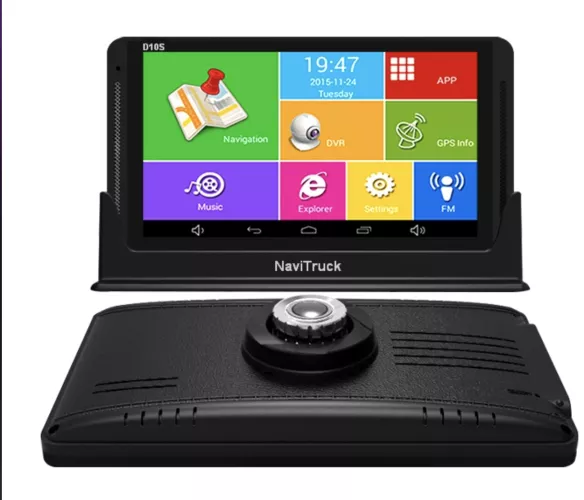Pachet navigatie NaviTruck D10S 16GB ecran mare de 7 inch ...