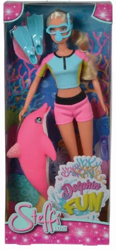 Papusa Steffi Cu Delfin 105733201 - cel.ro