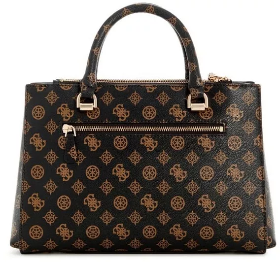 Geanta dama Guess Loralee Status Satchel PG922606 Maro 30 x 22 x 10 cm ...