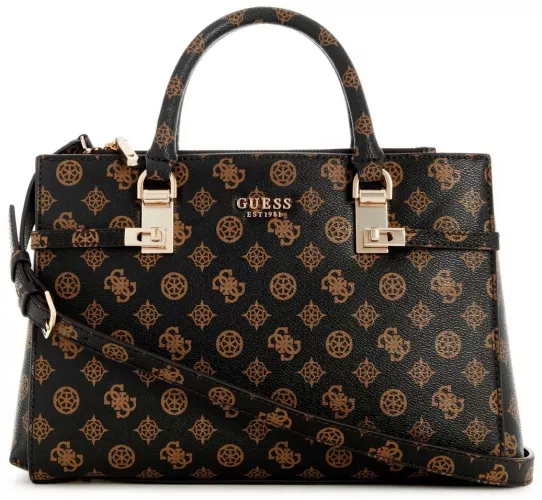 Geanta dama Guess Loralee Status Satchel PG922606 Maro 30 x 22 x 10 cm ...