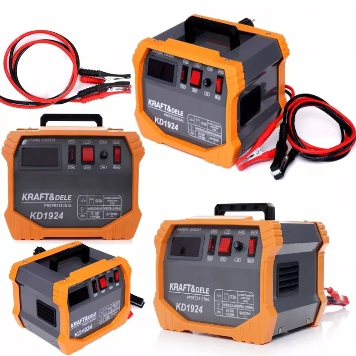 Redresor incarcator baterie 12V 24V 30A 250Ah auto tractor tir camion ...