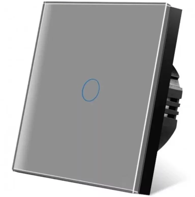 Intrerupator touch cap scara cap cruce iUni 1F Sticla securizata LED ...