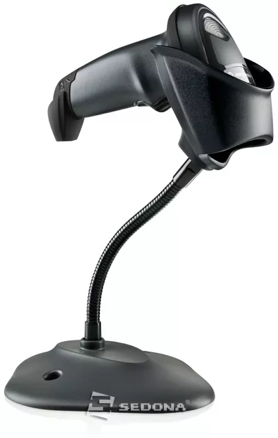 1D Wired Barcode Scanner Zebra LI2208 Stand USB Black ART000783SED - cel.ro