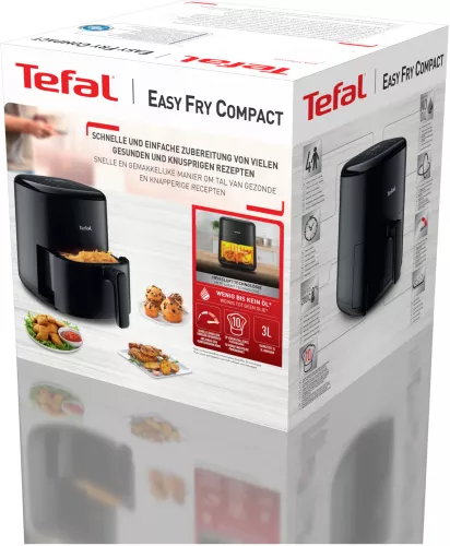 Friteuza cu aer cald Tefal Easy Fry Compact EY145810 1300W 10 programe - cel.ro