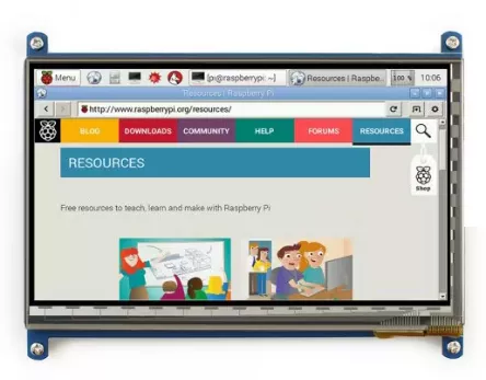 Display capacitive touch screen 7 inch Raspberry Pi 1024x600 touch1024 ...