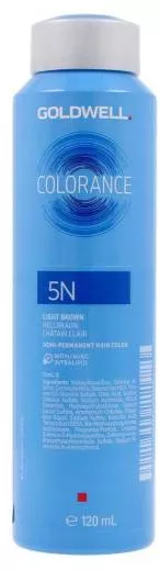 Vopsea de par demi-permanenta fara amoniac Goldwell Colorance 5N Light ...