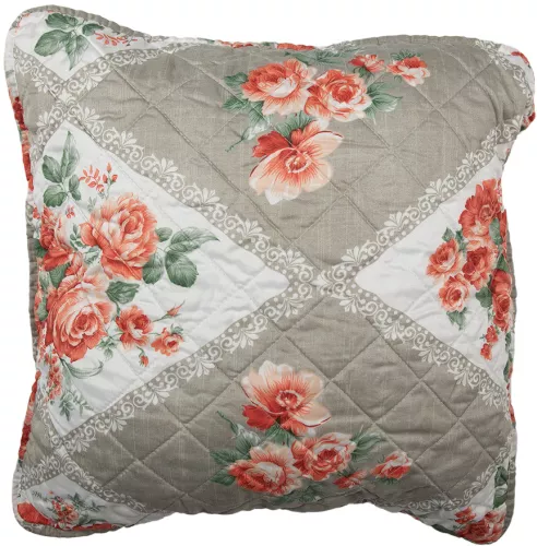 Set 2 fete perne textil multicolor Flowers 50x50 cm Q196.030 - cel.ro