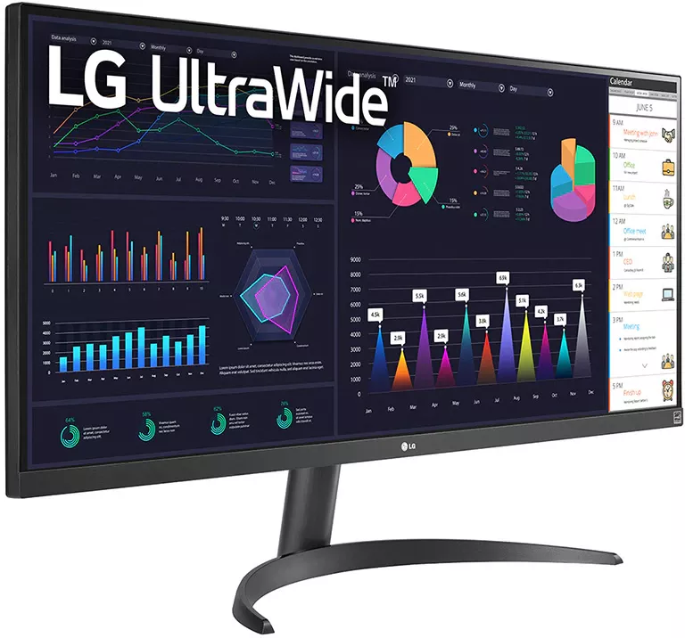 Monitor IPS LED LG 34" 34WQ500-B FHD 2560 x 1080 HDMI DisplayPort Negru