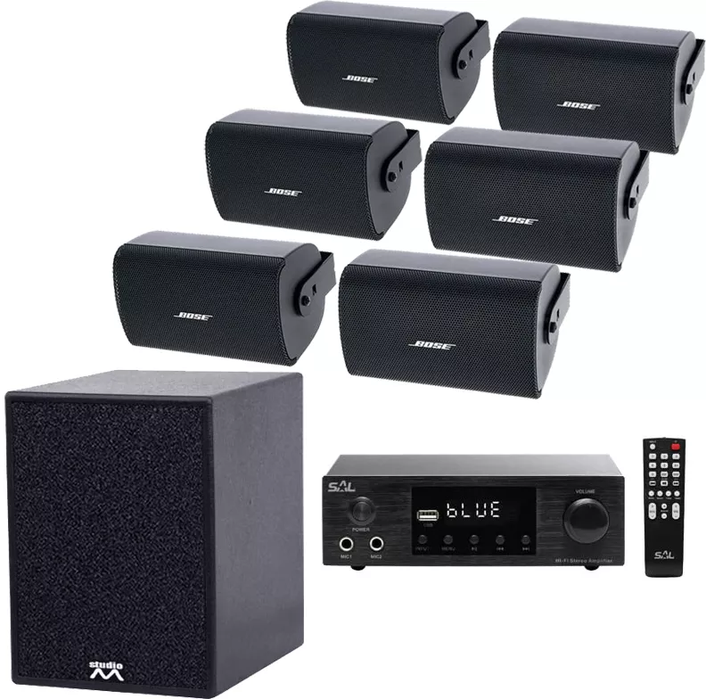 Sistem restaurant Bose Freespace FS2-SE-extended negru 6 boxe + Subwoofer 796470 - cel.ro