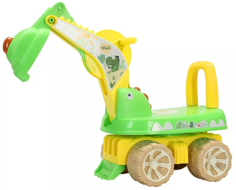 Excavator pentru Copii Flippy 1-3 Ani Greutate Portanta 30 kg Muzica si ...