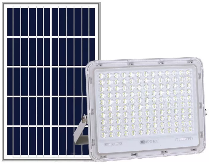 Proiector LED cu Panou Solar Flippy Senzor de lumina Waterproof 200W ...