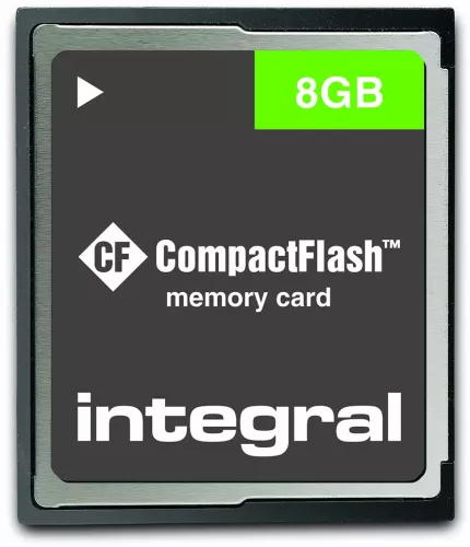 CF Compact Flash Memory Card 8GB Integral INCF8GV2 - cel.ro