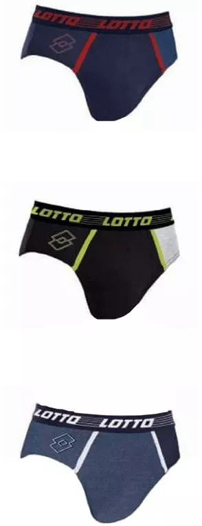 Set 3 chiloti baieti Lotto LS4226 Multicolor 146-152 CM 11-12 ani vmql ...