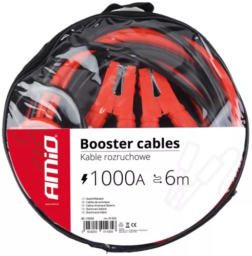 Set cabluri de pornire auto Premium cu clesti 1000A - 6 0m AVX-AM01435