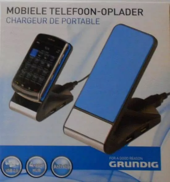Suport telefon mobil +hub USB Grundig 4 port-uri USB 2.0 HOLDER-MOBILE ...