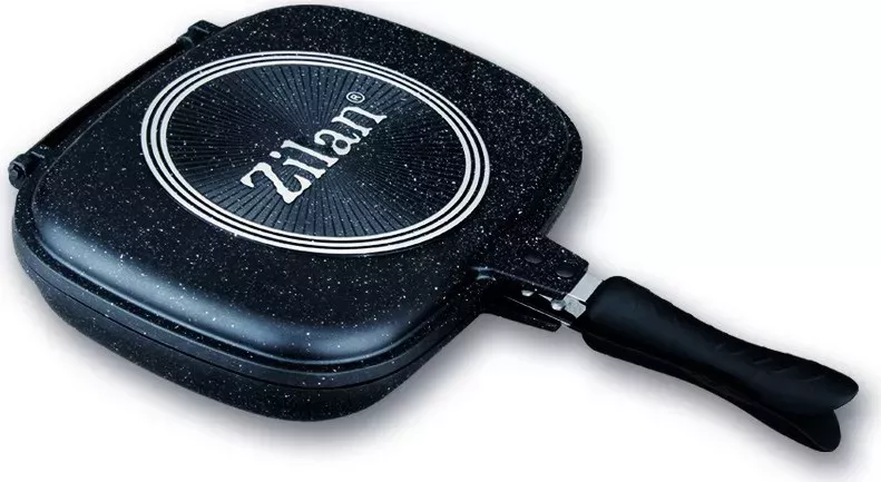 Tigaie dubla ZILAN Garnitura silicon rezerva Negru doubletta