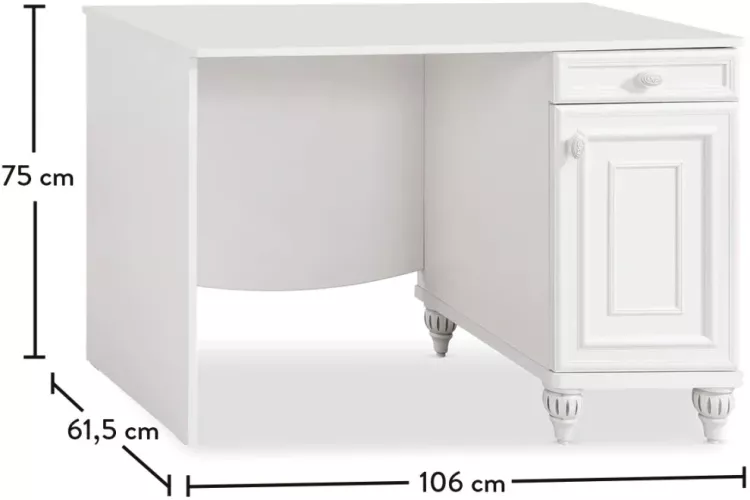 Birou pentru camera copii si adolescenti Colectia Romantica sc4m ...