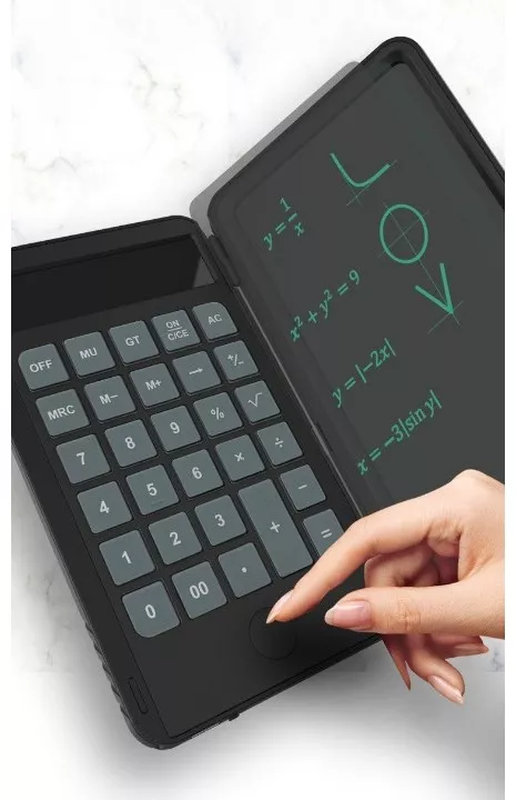 Calculator de Mana Reincarcabil cu Tabla de Scris Flippy Calculator Portabil - cel.ro