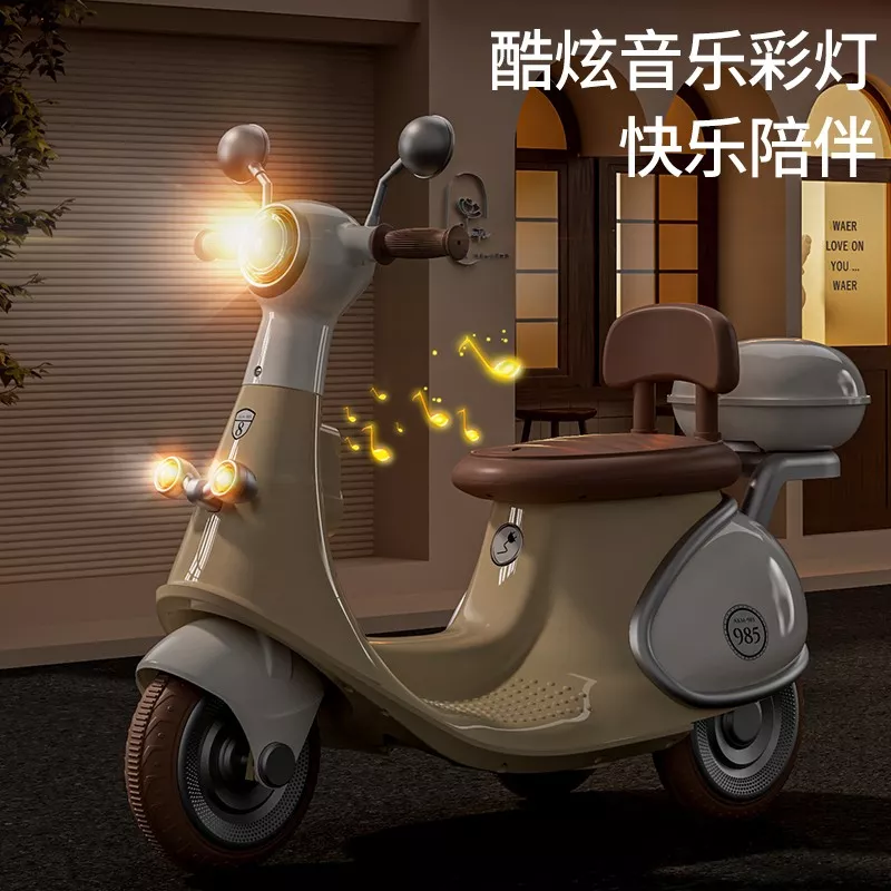 Motocicleta Electrica cu 3 Roti Flippy Acumulator Incarcare Anti ...