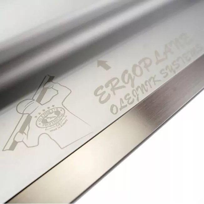 Set gletiera profesionala aluminiu lama inox 80 cm x 0.3 mm suport ...