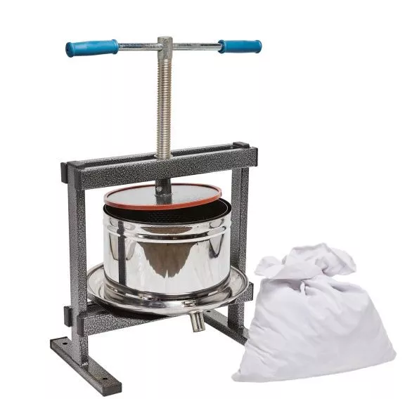 Teasc/Presa Manuala pentru Struguri cu Picioare din Inox cu Volum 10L ...
